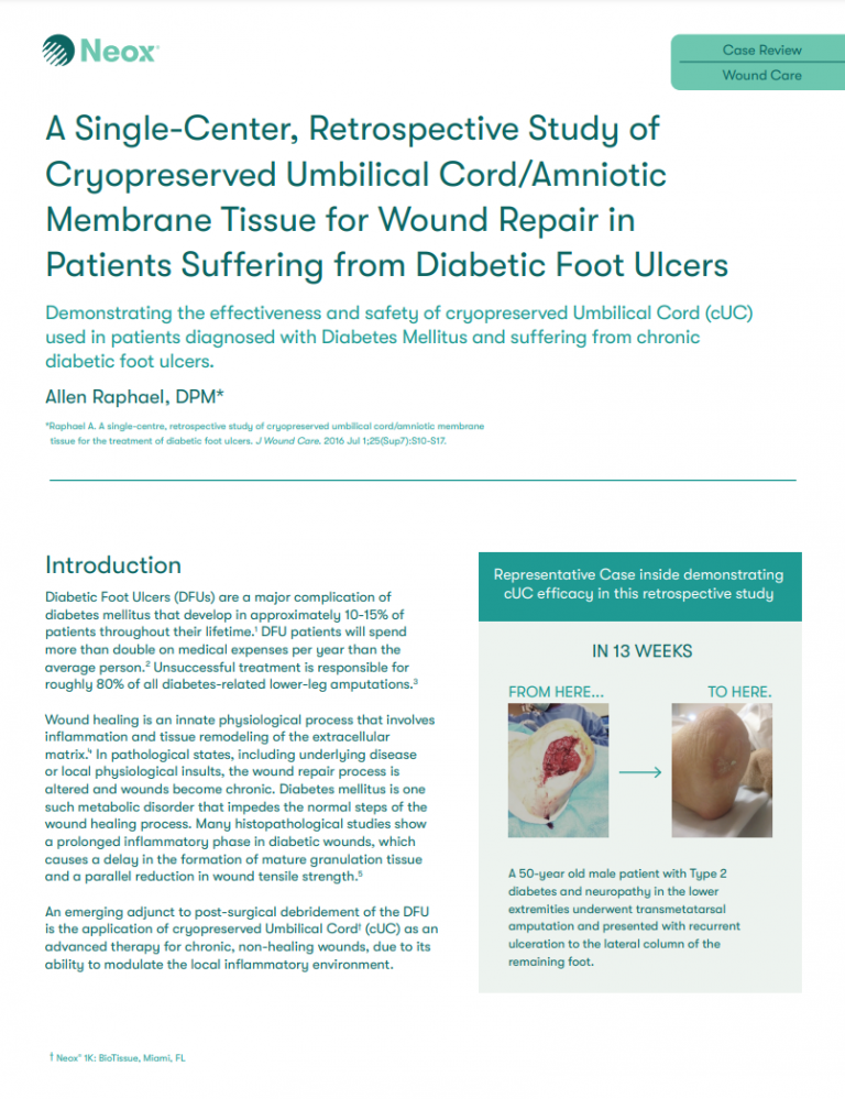 Neox Brochure & Case Studies | BioTissue